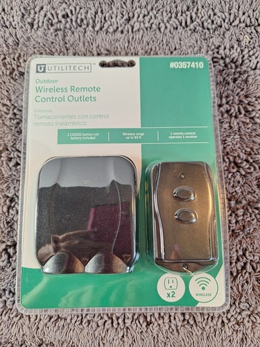 Wireless Remote Outdoor Control Outlets by Utilitech #0357410 NEW ...
