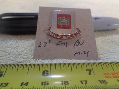 27th Engineer Battalion M21 Unit Crest, DI, DUI (DRAW#Z9) | eBay