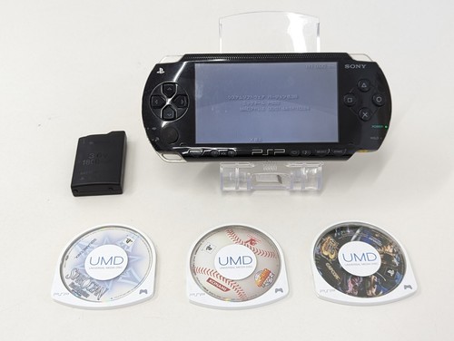 E1 Sony PSP 1000 console Piano Black Region Free JAPAN USED SET | eBay