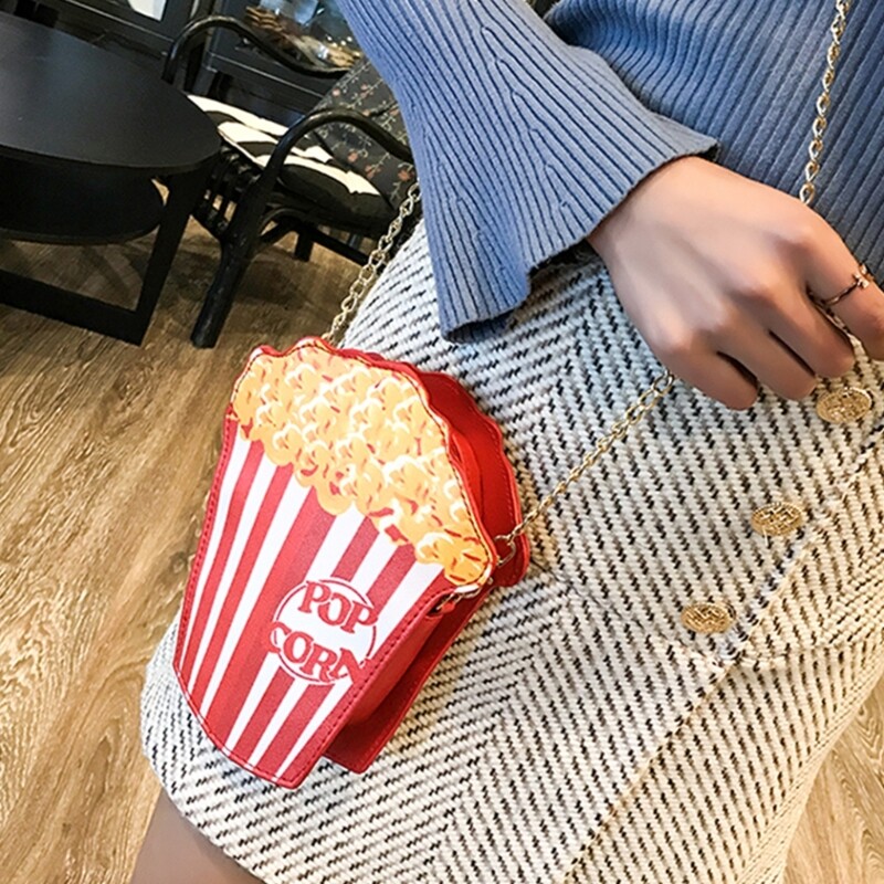 Cute Hamburger Shoulder Bag Autumn Winter French Fries Purse for Women ...