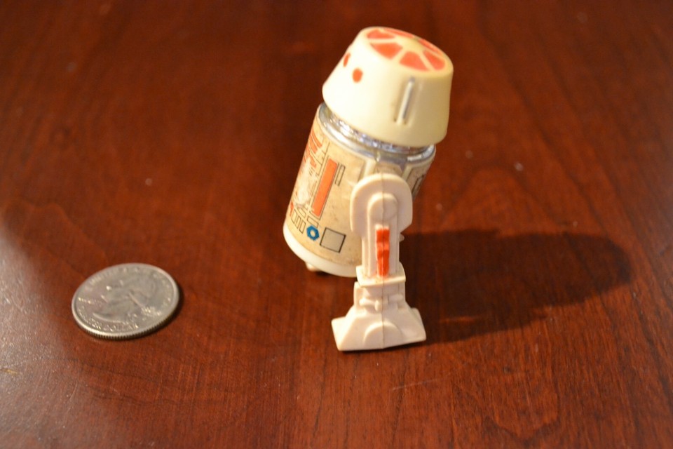 VINTAGE ORIGINAL KENNER STAR WARS R5-D4 COMPLETE DROID 1970S ORANGE ...