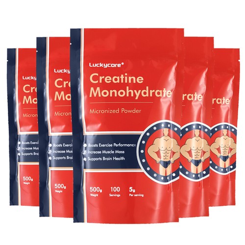 Bulk Creatine Monohydrate 100% Pure Powder 500 Grams - 5g Per Serving ...