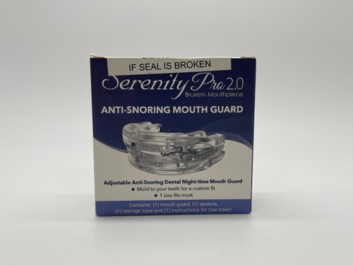 Serenity PRO 2.0 Bruxism Night Sleep Aid Mouthpiece Boil and Bite Guard ...