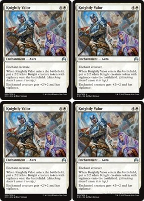 MTG - 4x KNIGHTLY VALOR - Magic Origins (U) | eBay