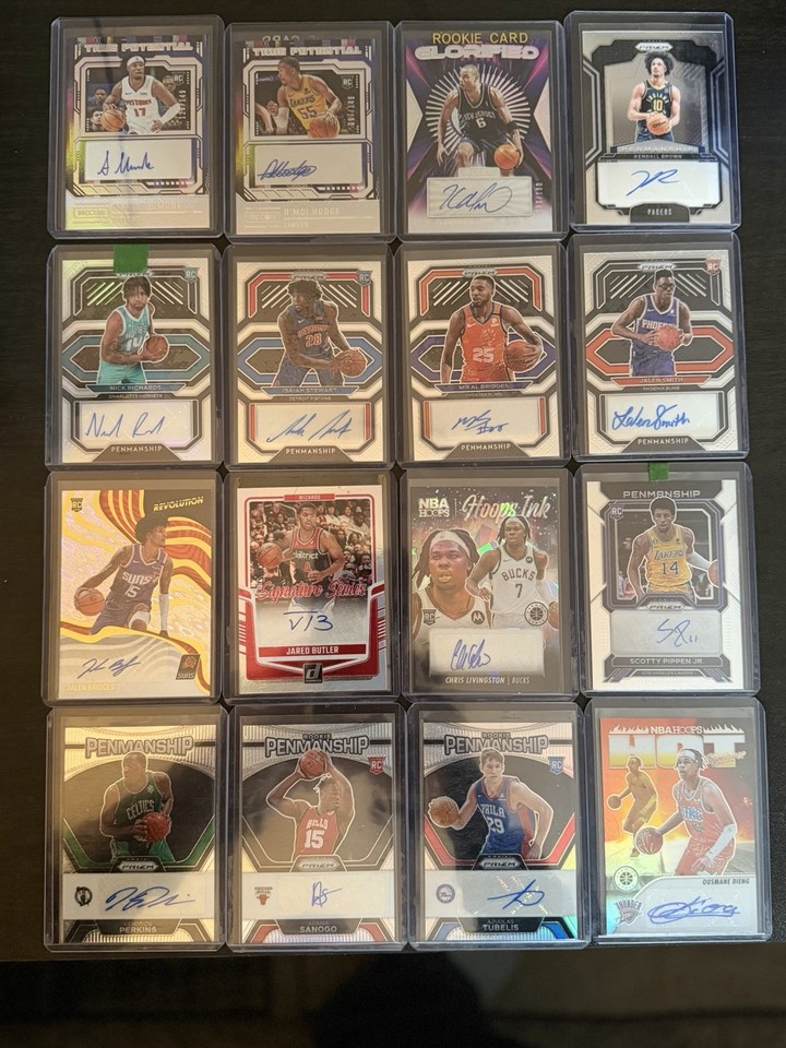 🏀🏀NBA CARD LOT 51 AUTO’s ROOKIES & STARS PRIZMS….SILVERS AND SOME #'D ...