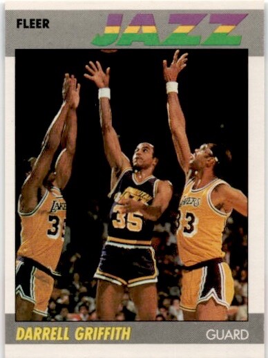 1987-88 Fleer Basketball Card #46 Darrell Griffith Utah Jazz | eBay