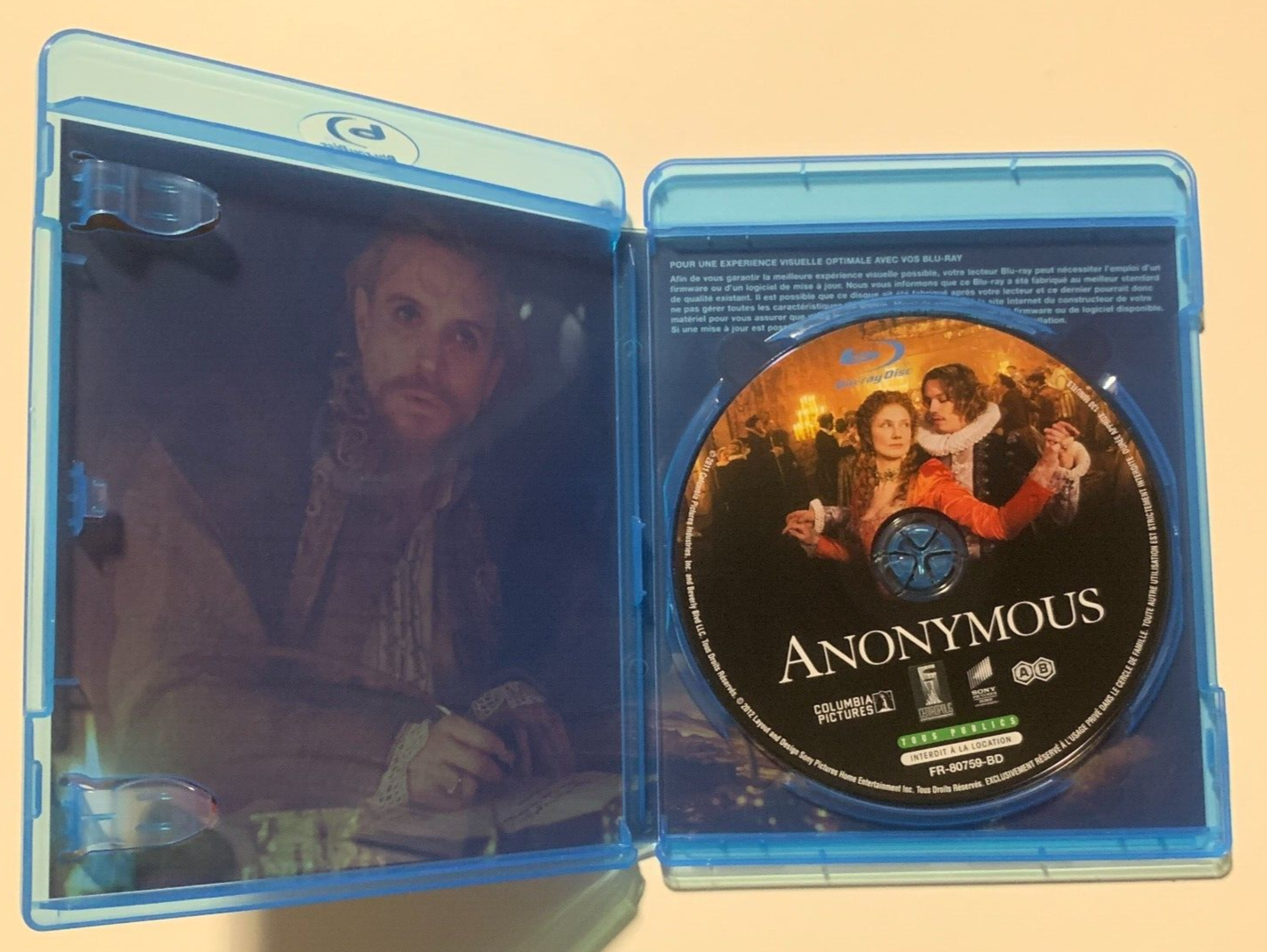 Anonymous (blu-ray) | eBay