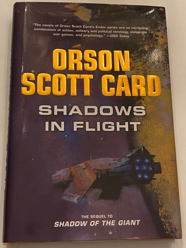 SIGNED Orson Scott Card SHADOWS IN FLIGHT 1st Pr HC/HB "Mike" Fine Gift ...