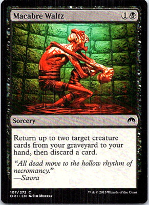 Macabre Waltz Magic The Gathering Magic Origins Light Play | eBay