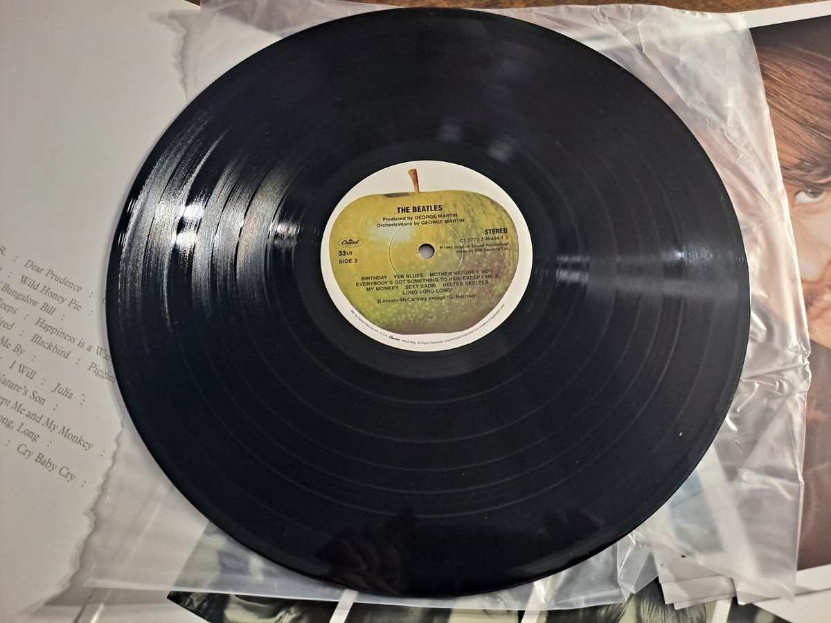 Beatles White Album With Poster And Photo Prints #C1 0777 7 Beatles White Album With Poster And Photo Prints #C1 0777 7
