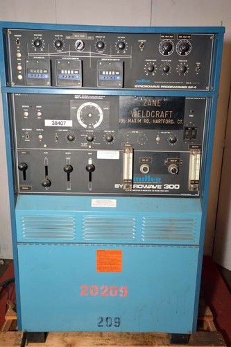 Miller Syncrowave 300 Welder with Syncrowave Programmer SP-4 (Inv.38407 ...