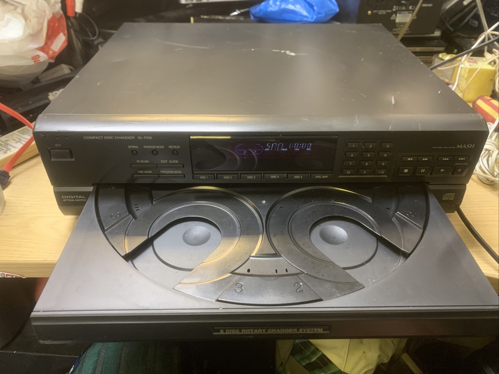 Technics SL-PD6 Cd Player Carousel 5 Disc | Grelly UK
