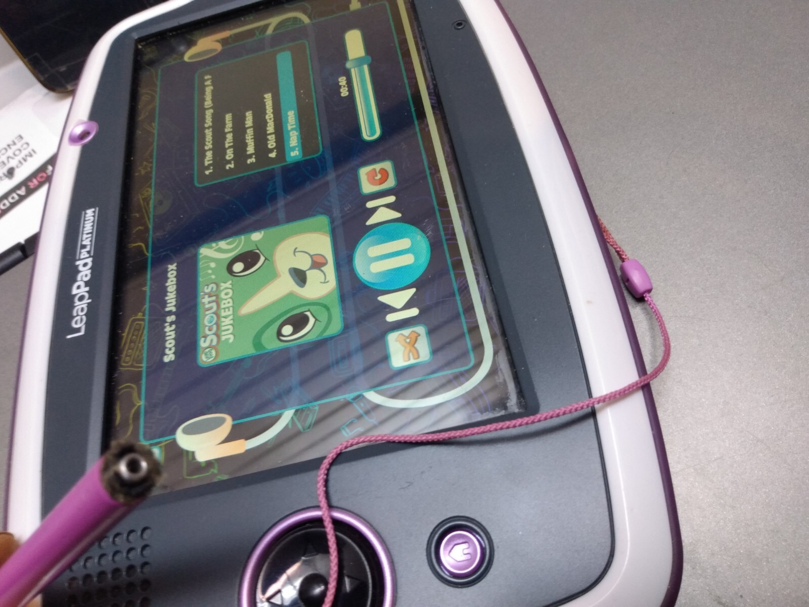 Leap Pad Platinum Kid's Learning Play Tablet Green Pink Purple | eBay