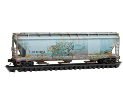 First Union Rail Leasing 3-Bay Covered Hopper Weathered MTL#094 44 890 ...