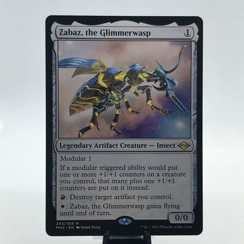 ZABAZ, THE GLIMMERWASP MH2 MTG COLORLESS LEGENDARY ARTIFACT CREATURE ...