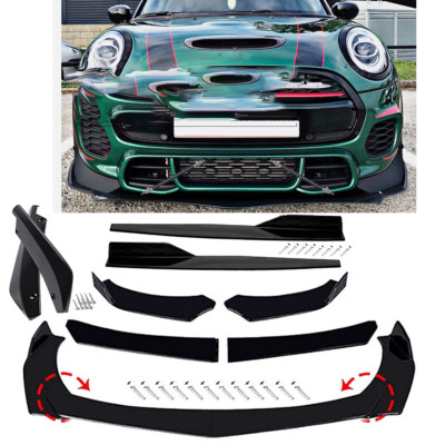 For MINI Cooper S JCW Front Bumper Lip Splitter Lower Spoiler Body Kit ...
