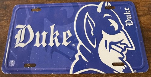 Duke University Blue Devils Booster License Plate North Carolina | eBay