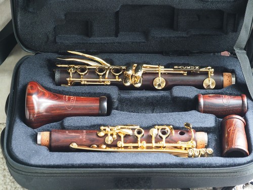 Backun Model F Cocobolo Bb Clarinet with Gold Plated Keys | eBay