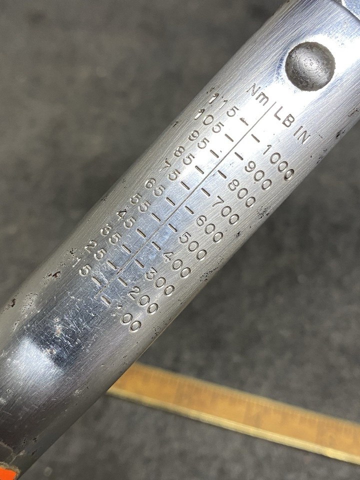 Snap On 3/8" Drive Torque Wrench QJR284E 150-1000 Inch LBS | eBay