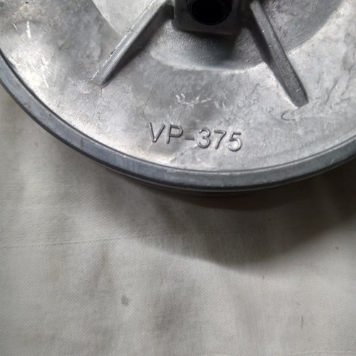 MFG VP 375x050 1/2" Fixed Bore 1 Groove Variable Pitch V-Belt Pulley 3. ...