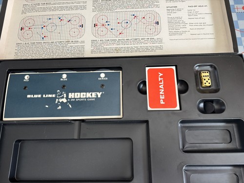 VTG 1968 Blue Line Hockey Board Game A 3M Sports Game Nice Condition ...