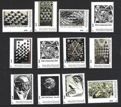 Netherlands MC Escher : complete set till okt 2025.jpg | eBay