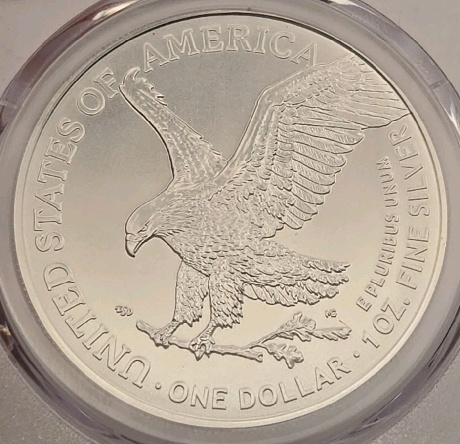 2021-W SILVER EAGLE PCGS MS70 PAUL BALAN SIGNED FIRST DAY OF ISSUE FDI ...