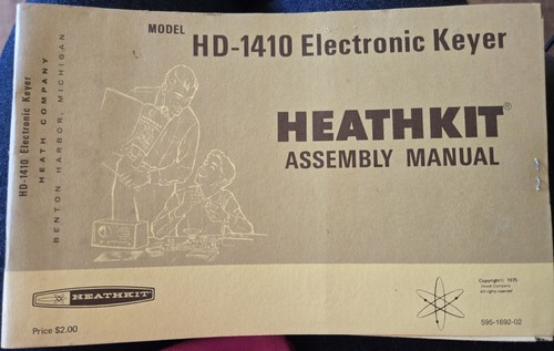 Heathkit Manual Electronic Keyer Assembly Model HD-1410 Original | eBay