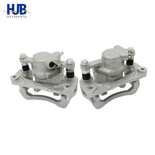 2 PCS Rear Brake Calipers w/ Bracket For Subaru Impreza Forester 2009 ...