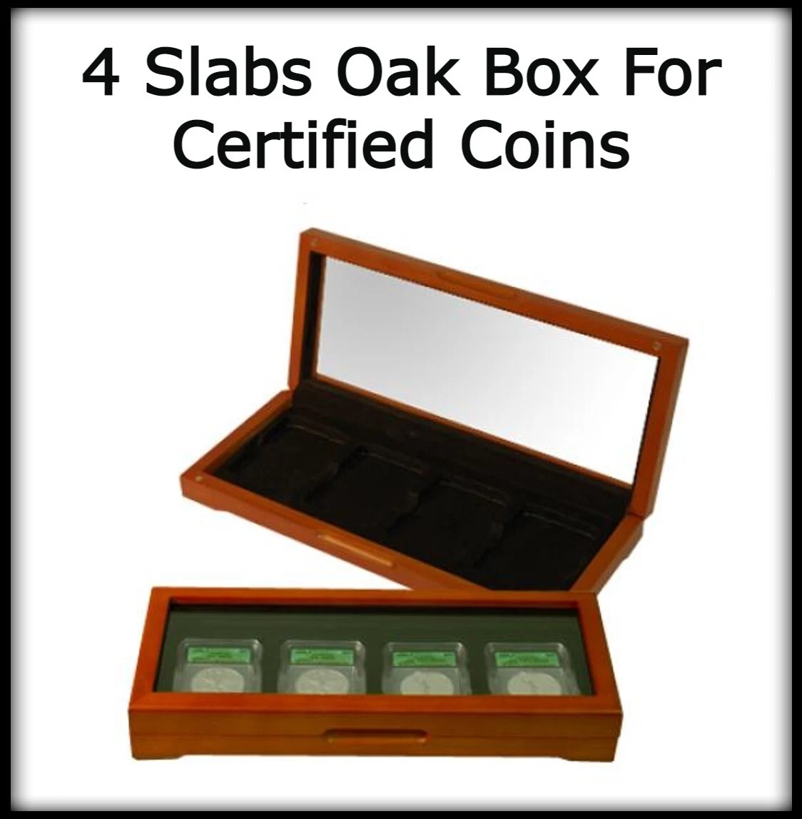 Oak Boxes For Coins