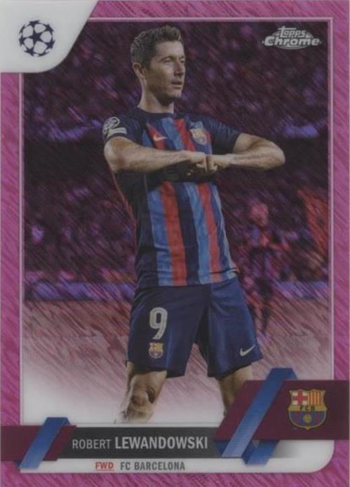 2022-23 Topps Chrome UEFA Club Competitions - Robert Lewandowski #9 ...