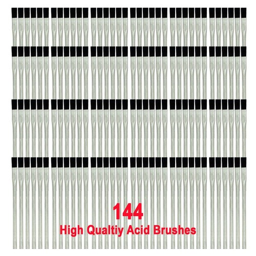 144 Acid Brushes for Adhesives & Flux 6" length, 3/8" Brush Width | eBay
