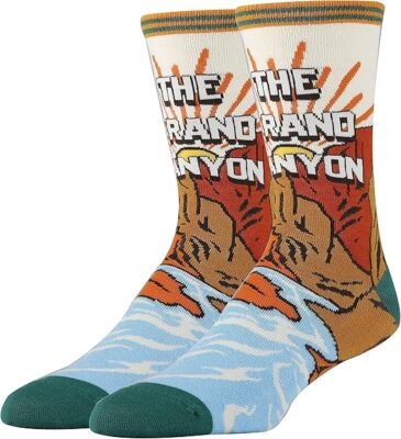 Men's Novelty Crew Socks,National Park, Oooh Yeah Funny Fun Crazy Cool ...