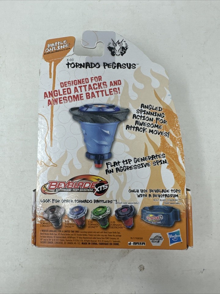 Beyblade XTS Extreme Top System Tornado Battlers Tornado Pegasus X-03 ...