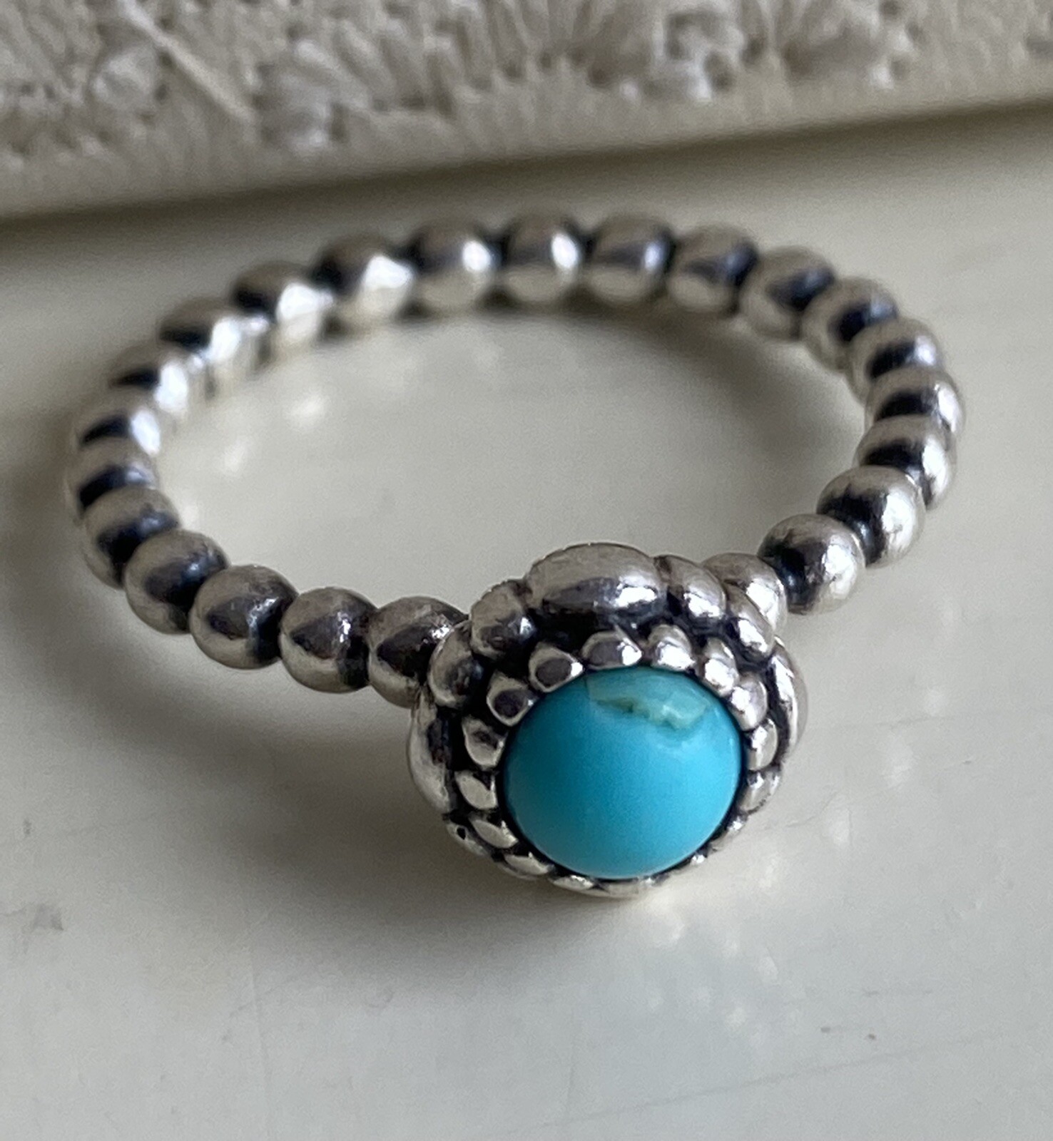 Genuine Pandora December Birthstone Turquoise bubble … - Gem
