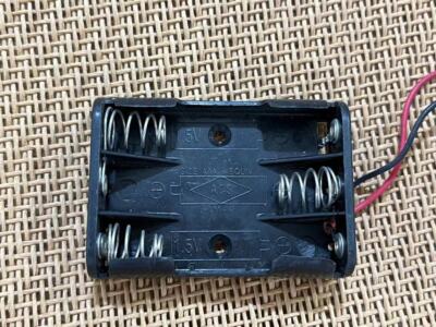 5p AA Battery Holder Case Box with Wire Leads for3X AA Batteries 4.5V ...