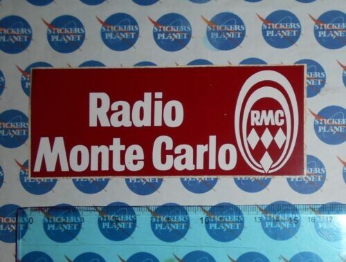 STICKER VINTAGE AUTOCOLLANT AUFKLEBER AUTO MOTO TUNING RADIO MONTE ...