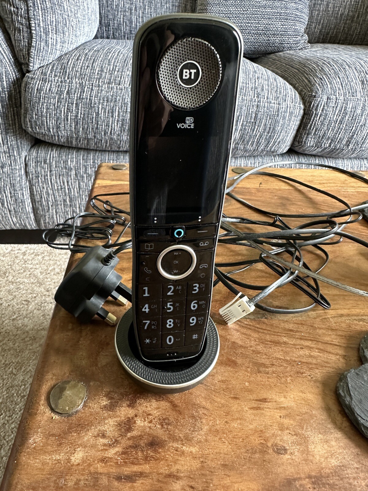 BT Advanced Digital Home Phone With Alexa Built-in - Black Handset ...