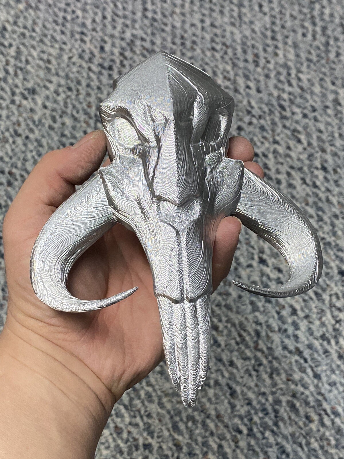Star Wars Mandalorian Mythosaur Skull Emblem | eBay