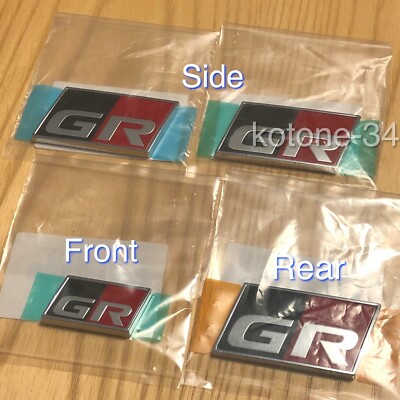 TOYOTA GR GR86 GT86 ZN6 2018- SPORTS Genuine Emblem Budge STICKER Made ...