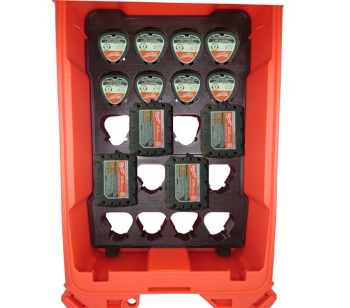 Milwaukee M12 Battery Holder Packout Compact Insert Organizer Tray Tool ...