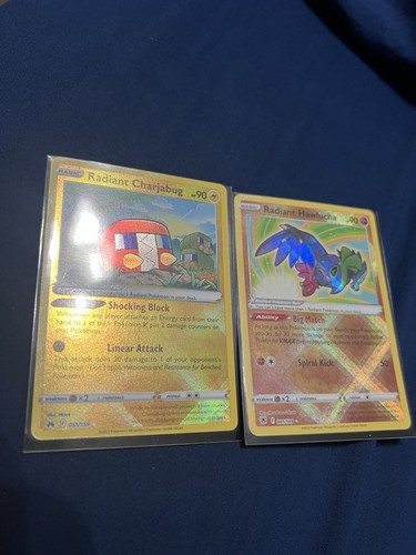 Radiant Shiny Pokémon Card Lot Hawlucha Charjabug | eBay