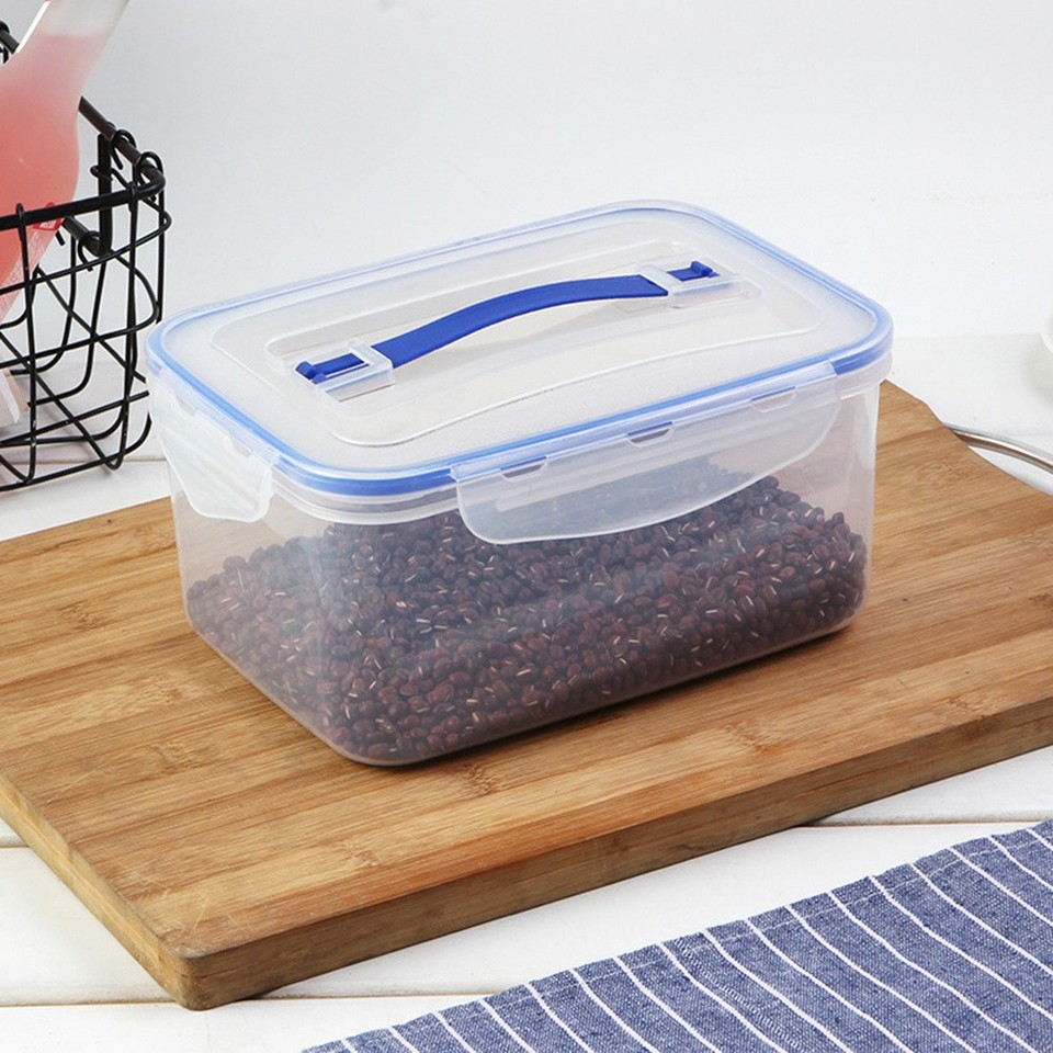Portable Rectangular Sealed Preservation Box Food Container Kitchen ...
