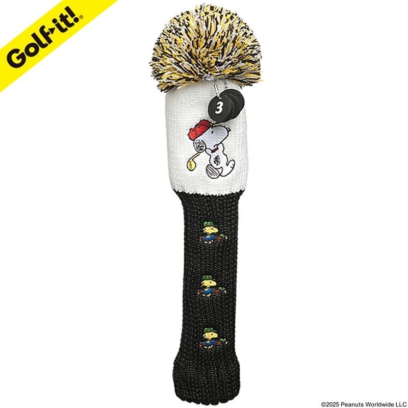 Golf it! LITE JPN PEANUTS Snoopy & Woodstock Knit FairwayWood Head ...