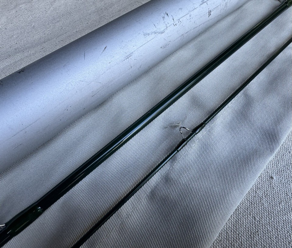 Vintage Custom 9’ 6wt, 2 Pc Fly Rod, W/ Aluminum Tube And Sock (Orvis ...