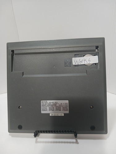 Sharp Compet QS-2130 12-Digit Desktop Solar Cell Calculator ***DISPLAY ...