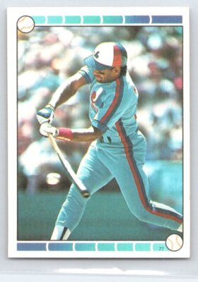1989 Topps Stickers Rock Raines #77 Montreal Expos | eBay