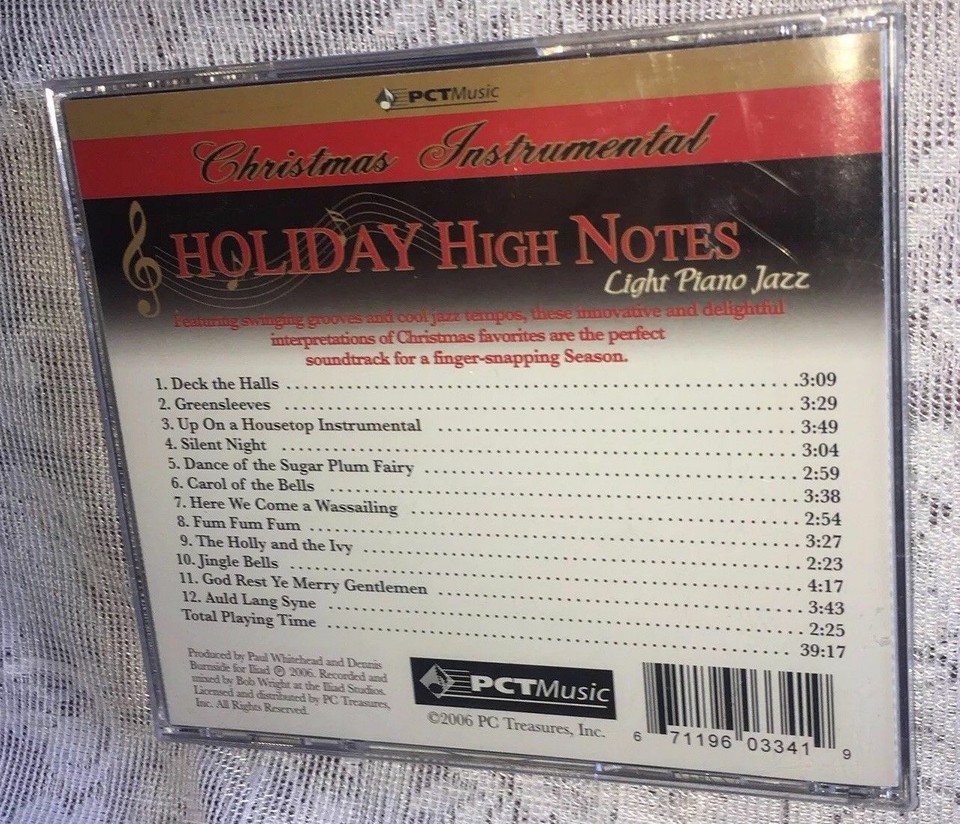 Holiday High Notes Light Piano Jazz CD BRAND NEW SEALED #63 | eBay
