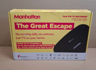 Manhattan T4-R 1TB Freeview Play 4K TV Recorder | eBay UK