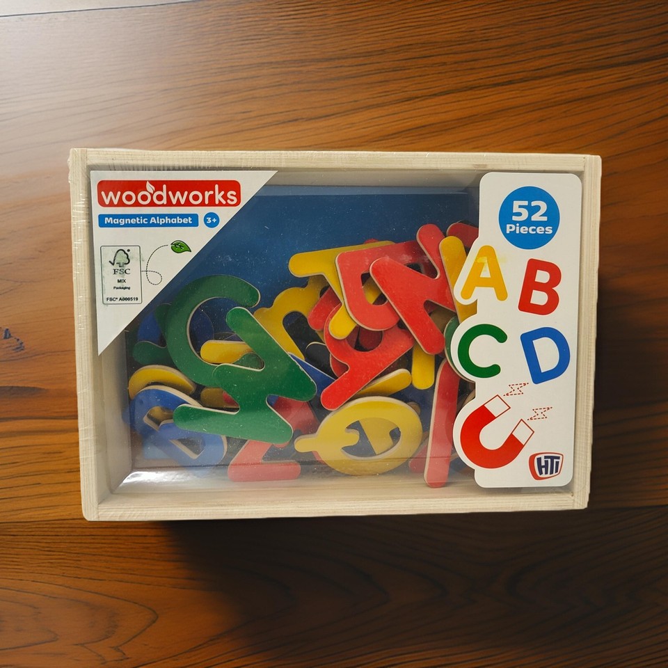 Large Magnetic Letters Alphabet & Numbers Toys Fridge Magnets Early ...